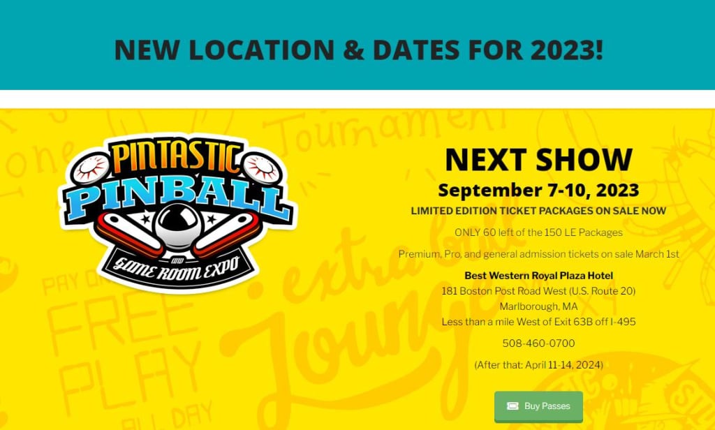 Pintastic Pinball & Game Room Expo - Stern Pinball