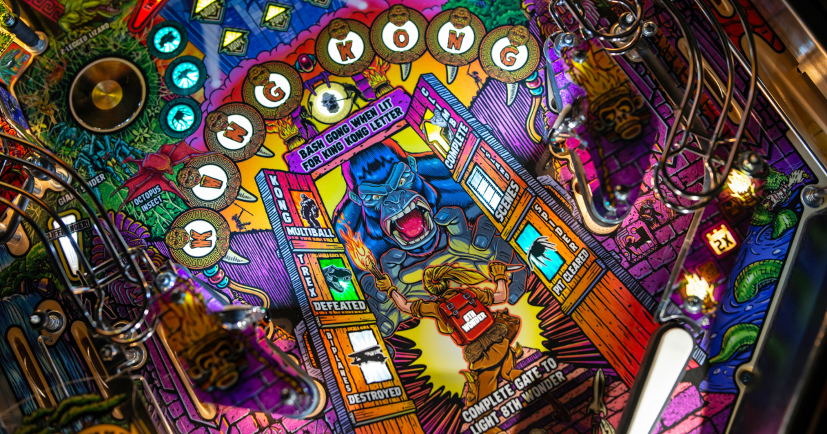 Face The Iconic Legend, King Kong, in Stern Pinball’s Newest Line of ...
